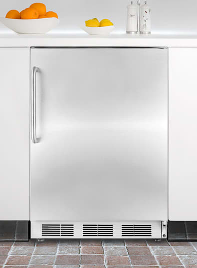 Summit SCFF55IMSSTB 24 Inch Undercounter Freezer with Adjustable Glass ...