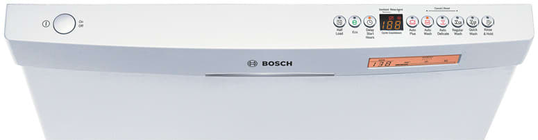 Bosch SHE68M02UC Semi-Integrated Dishwasher with 6 Wash Cycles ...