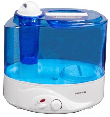 Sunpentown SU2000 2.3 Gallons per Day Ultrasonic Humidifier with 2 ...