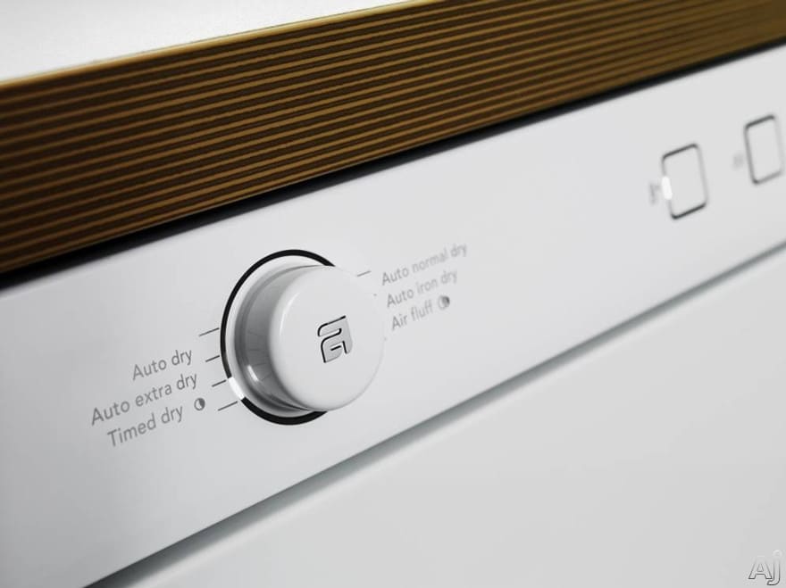 Asko T753W 24 Inch Electric Dryer with 3.9 cu. ft. Capacity, 6 Programs ...