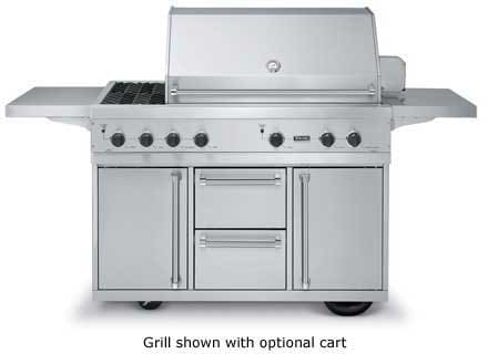 Viking VGBQ5323RTL 53 Inch Built-in Gas Grill with 836 sq. in. Cooking ...