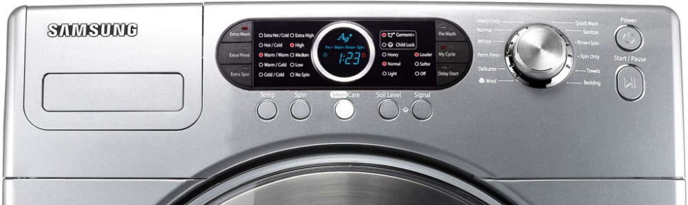 Samsung WF328AAG 27 Inch Front-Load Washer with 3.4 cu. ft. Capacity ...
