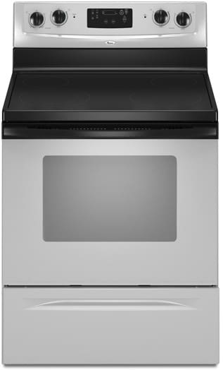 Whirlpool WFE361LVD 30 Inch Freestanding Electric Range with 4 Radiant ...