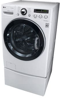 LG WM3550HWCA 27 Inch Front-Load Washer with 4.3 cu. ft. Capacity, 12 ...