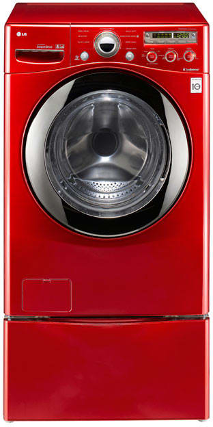 LG WM2350HRC 27 Inch Front-Load Washer with 3.7 cu. ft. Capacity, 9 ...
