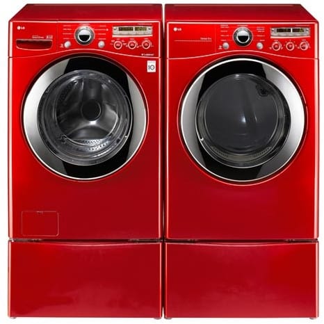 LG WM2350HRC 27 Inch Front-Load Washer with 3.7 cu. ft. Capacity, 9 ...