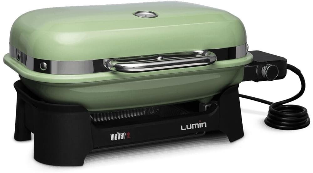 Weber 91070901 Lumin Compact Portable Electric Grill with 180 Sq. In ...