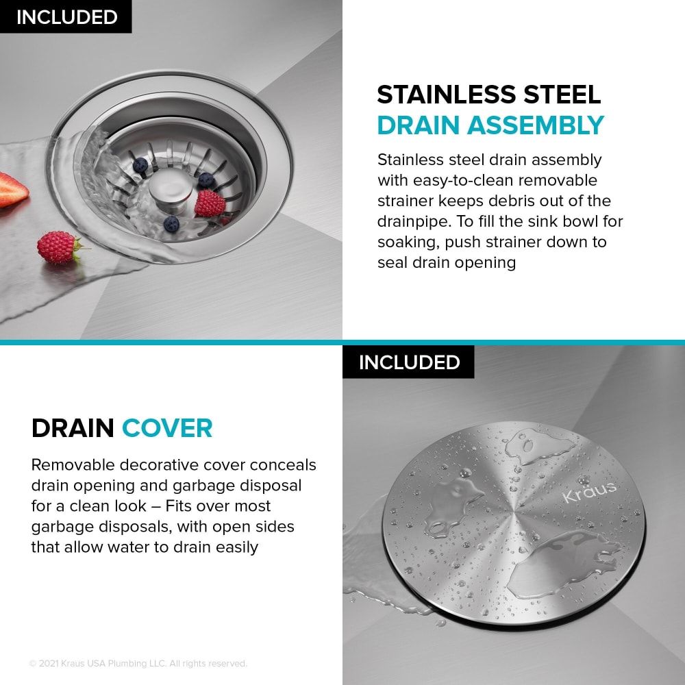 Kraus KWT32115316 15 Inch Kore™ Top Mount Drop In Outdoor Workstation ...