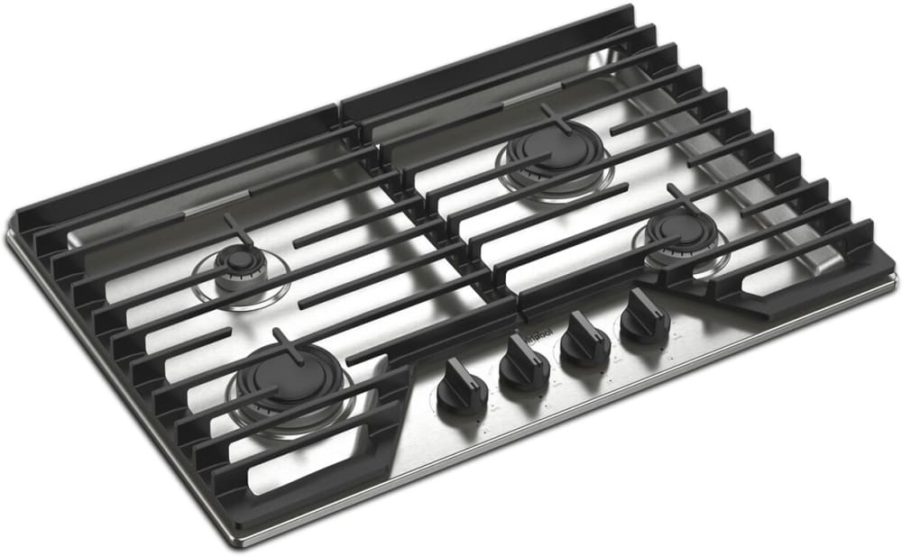 Whirlpool WCGK3030PS 30 Inch Gas Cooktop with 4 Sealed Burners ...