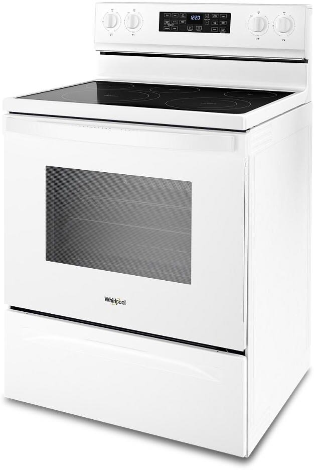 Whirlpool WFE550S0LW 30 Inch Freestanding Electric Range with 5 ...