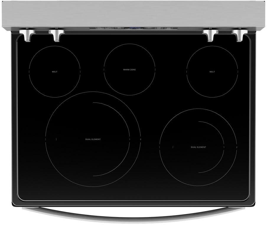 Whirlpool WFE550S0LZ 30 Inch Freestanding Electric Range with 5 ...