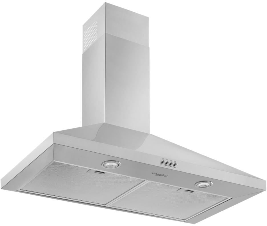 Whirlpool WVW53UC6LS 36 Inch Wall Mount Range Hood with 3-Speed/400 CFM ...