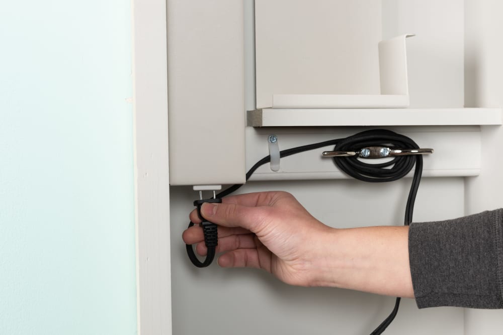 Iron-A-Way AE42RWU 42 Inch Ironing Center with 90° Swivel Ventilated ...