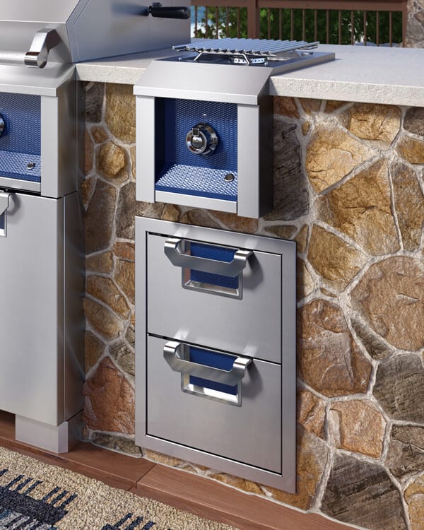 Hestan AEB121LPTQ 12 Inch Built-In Single Side Burner with 20,000 BTU ...