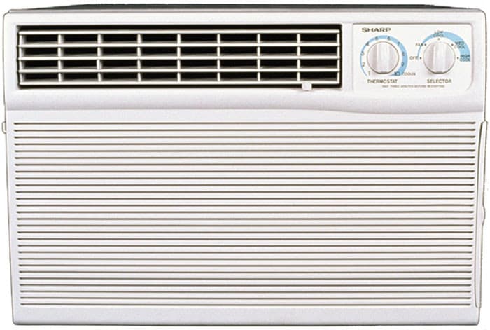 Sharp AFM80BX 8,000 BTU Library Quiet Mid-Size Air Conditioner