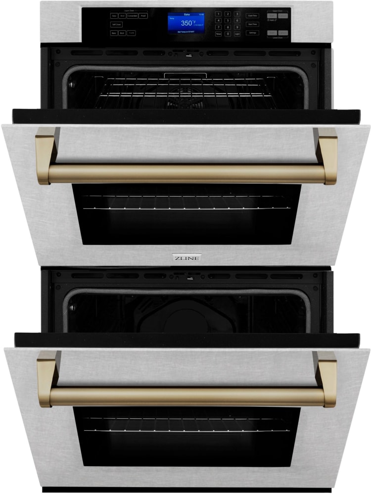 ZLINE AWDSZ30CB 30 Inch Double Electric Wall Oven with 10 cu. ft. True ...