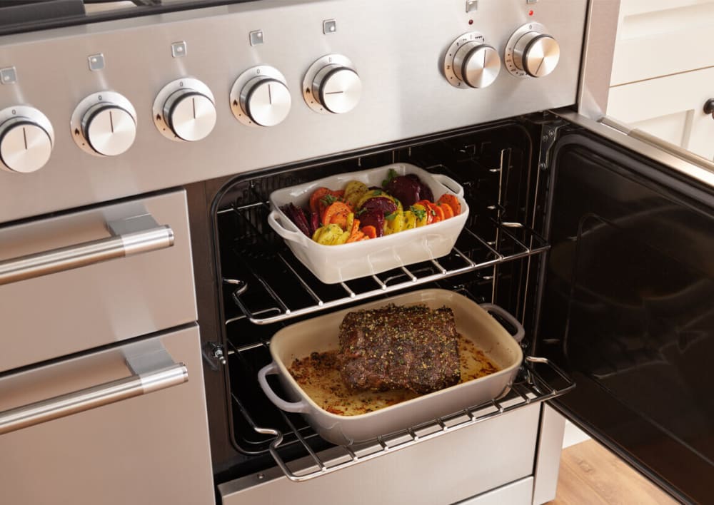 AGA AMC48DFPCR 48 Inch Freestanding Dual Fuel Range with 5 Sealed ...