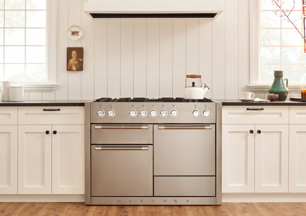 AGA AMC48DFPCR 48 Inch Freestanding Dual Fuel Range with 5 Sealed ...