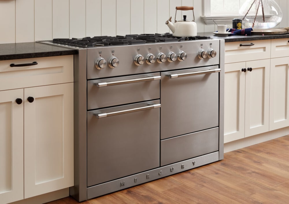 AGA AMC48DFPCR 48 Inch Freestanding Dual Fuel Range with 5 Sealed ...