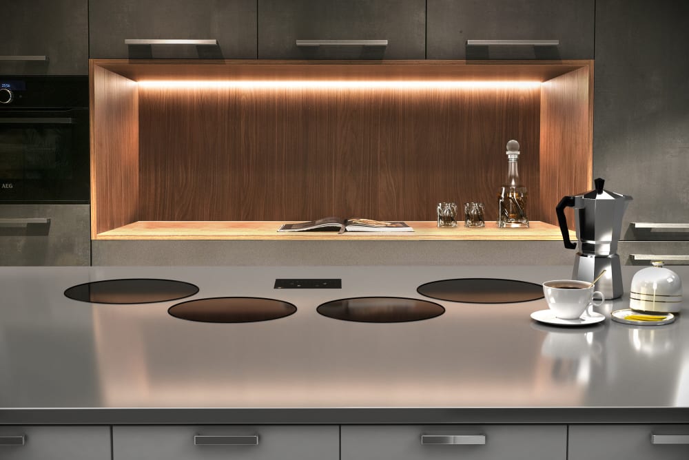 Tulip Cooking TI4B2L2M Four Burner Modular Induction Cooktops with ...