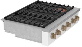 Cafe CGU366P4TW2 36 Inch Commercial-Style Gas Rangetop with 6 Sealed ...