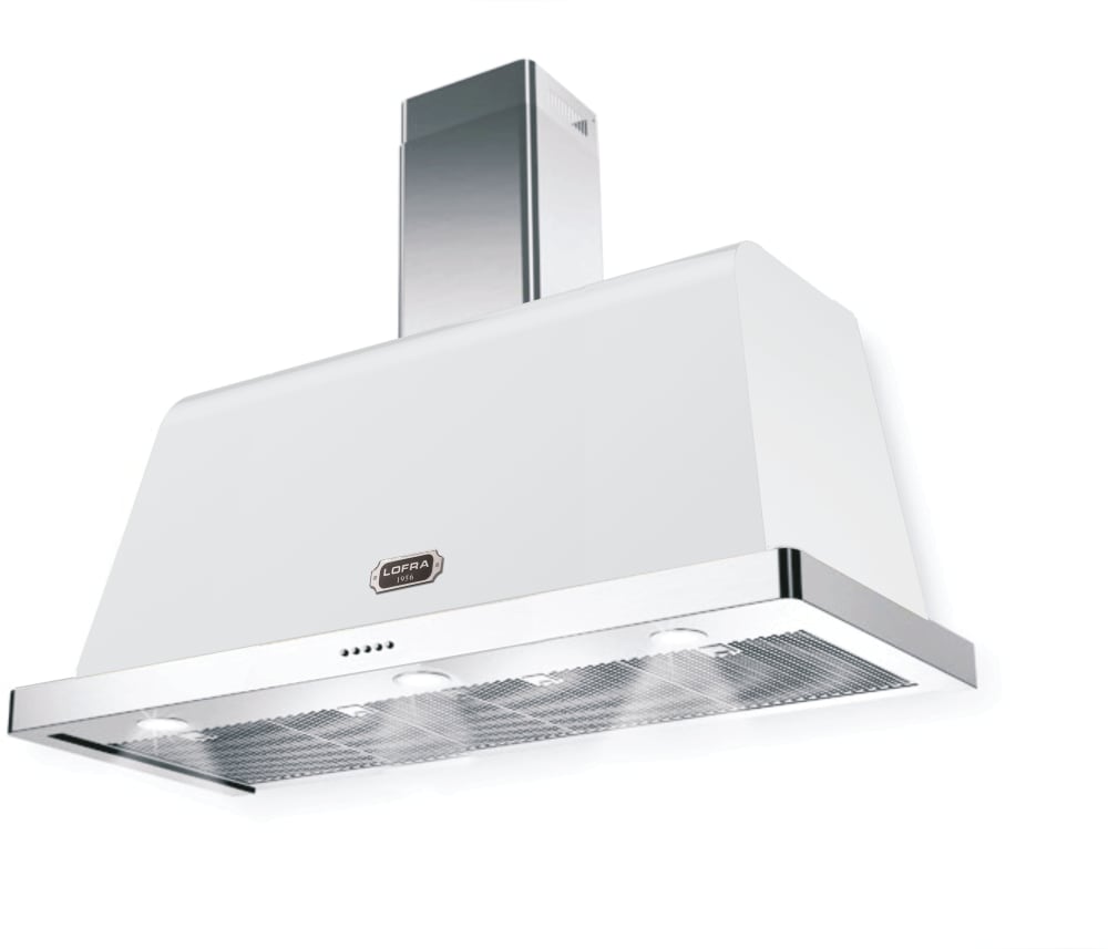 LOFRA ARBP48C 48 Inch Wall Mount Chimney Hood with 470 CFM Motor, 3 ...