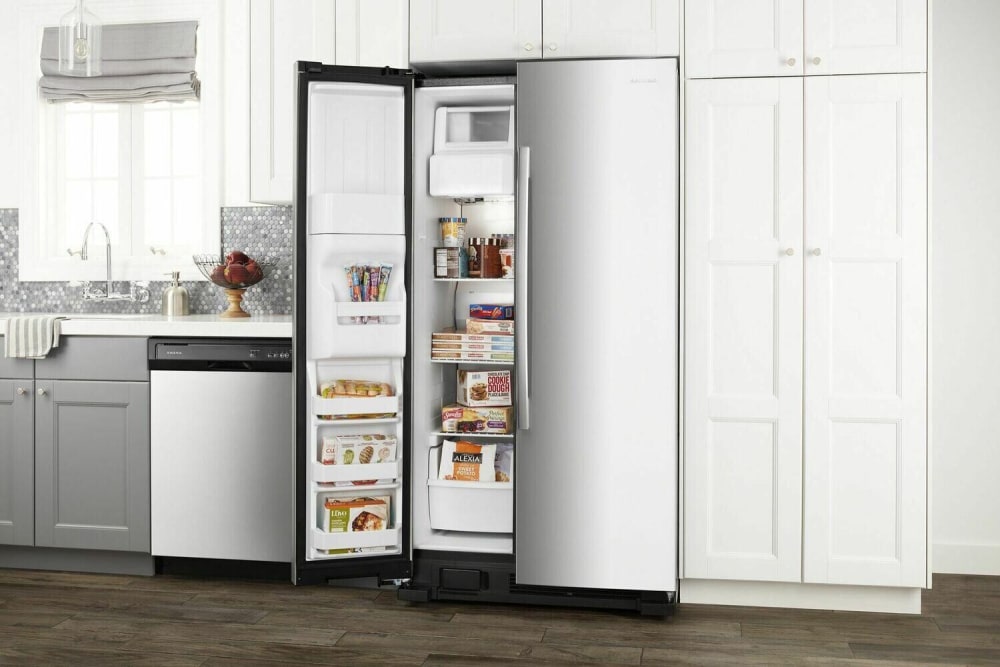 Amana ASI2575GRS 36 Inch Freestanding Side by Side Refrigerator with 24 ...