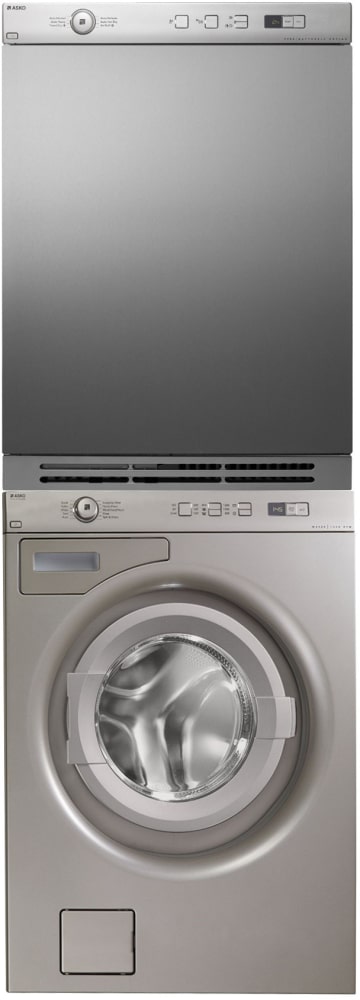Asko ASWADRET3 Stacked Washer & Dryer Set with Front Load Washer and ...