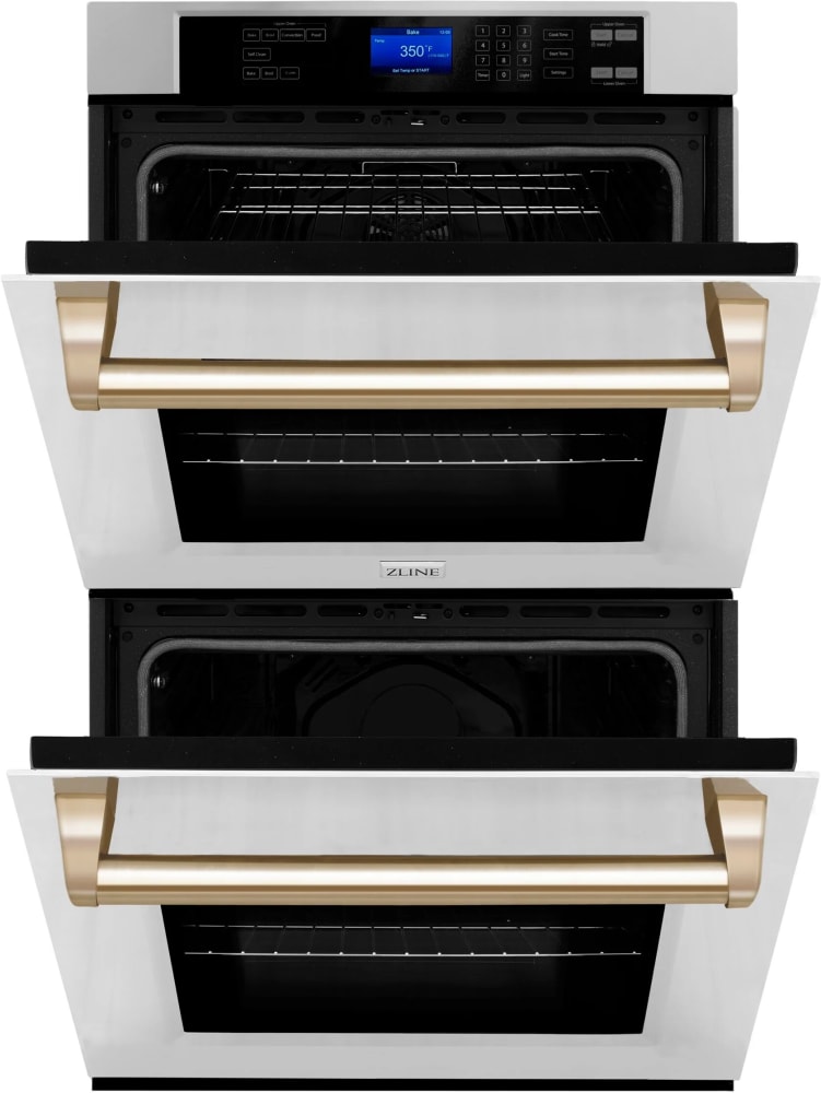 ZLINE AWDZ30G 30 Inch Double Electric Wall Oven with 10 cu. ft. True ...