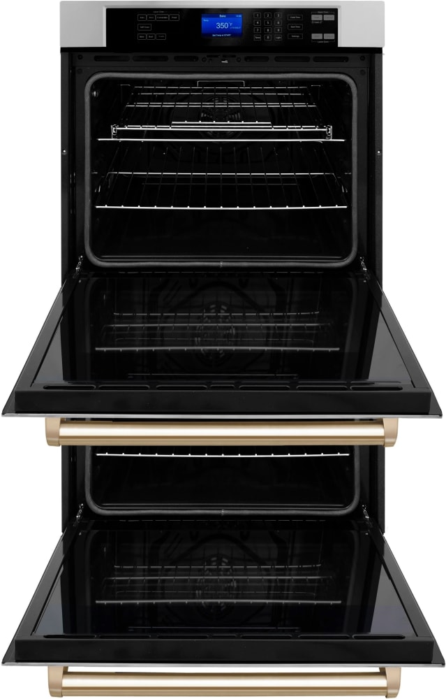 ZLINE AWDZ30G 30 Inch Double Electric Wall Oven with 10 cu. ft. True ...