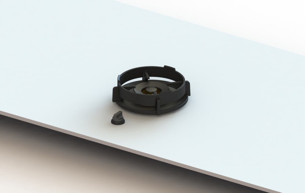 Pitt Cooking AZUMA1PTLP 12 Inch Modular Gas Cooktop with 650-17,000 BTU ...