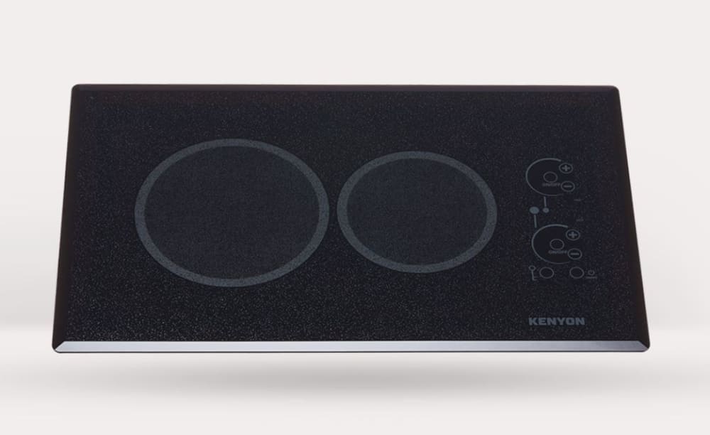 Kenyon B41549 23 Inch Electric Cooktop with 2 Elements, Ceramic Glass ...