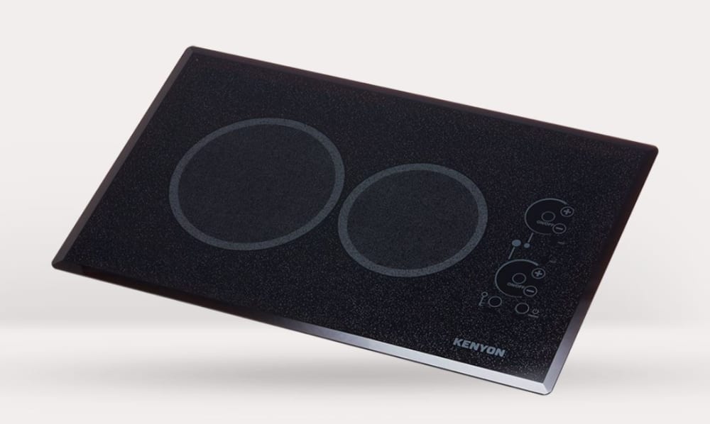Kenyon B41549 23 Inch Electric Cooktop with 2 Elements, Ceramic Glass ...