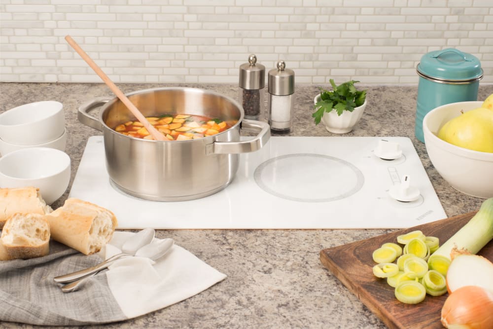 Kenyon B49515 21 Inch Electric Cooktop with 2 Elements, Ceramic Glass ...