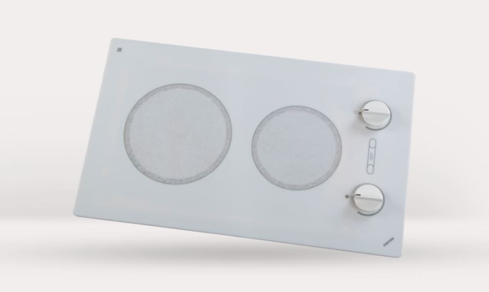 Kenyon B49591 24 Inch Electric Cooktop with 2 Elements, Ceramic Glass ...