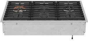 Cafe CGU366P2TS1 36 Inch Commercial-Style Gas Rangetop with 6 Sealed ...