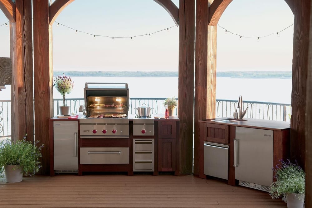 Wolf 827606 13 Inch Stainless Steel Triple Drawer Storage with Rust ...