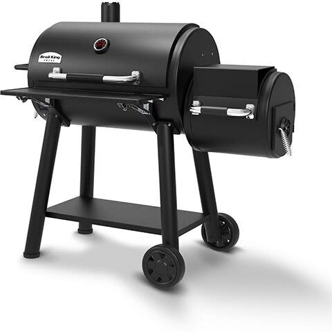 Broil King BK958050 Regal Charcoal Offset 500 Freestanding Grill Smoker ...