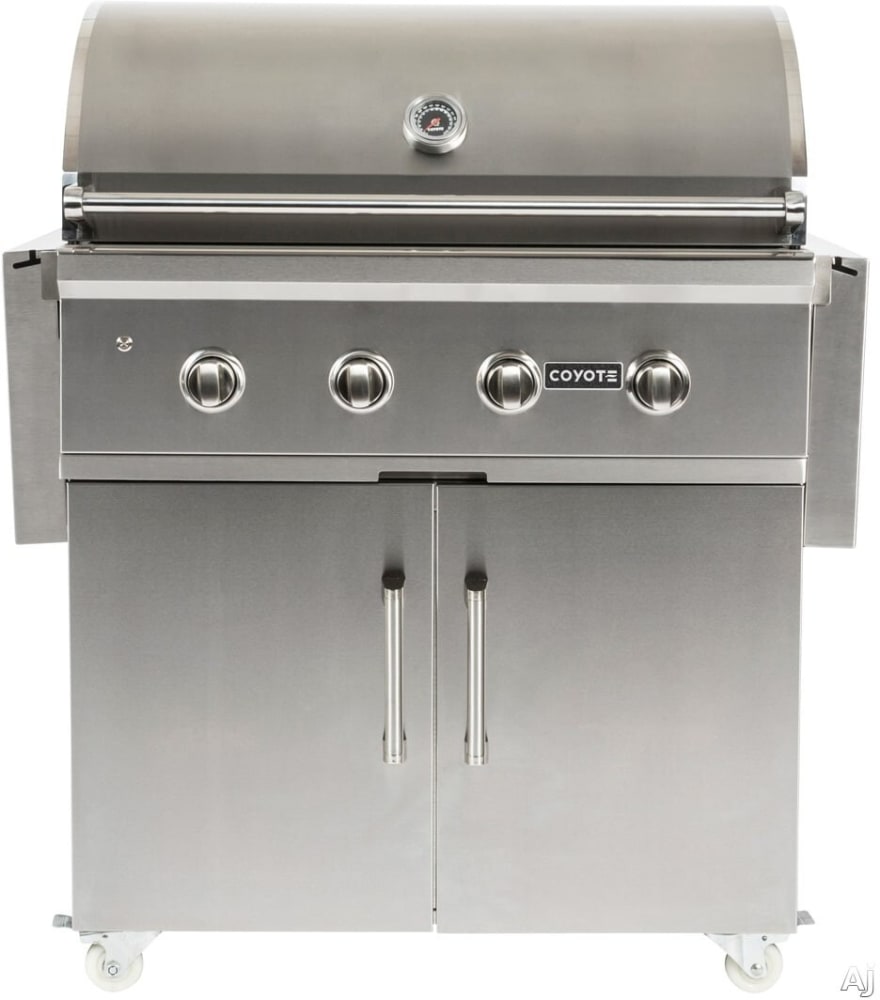 Coyote PRO36BLP 36 Inch Built-In Pro Gas Grill with 4 Infinity Burners ...