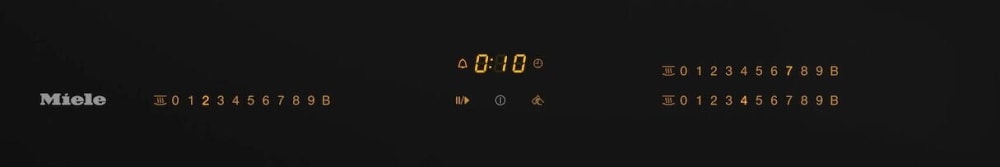 Miele KM7720FR 24 Inch Smart Electric Induction Cooktop with 3 Elements ...