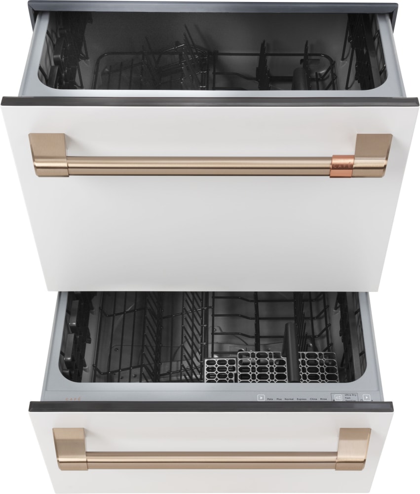 Cafe CDD420P4TW2 24 Inch Fully Integrated Double Drawer Dishwasher with ...