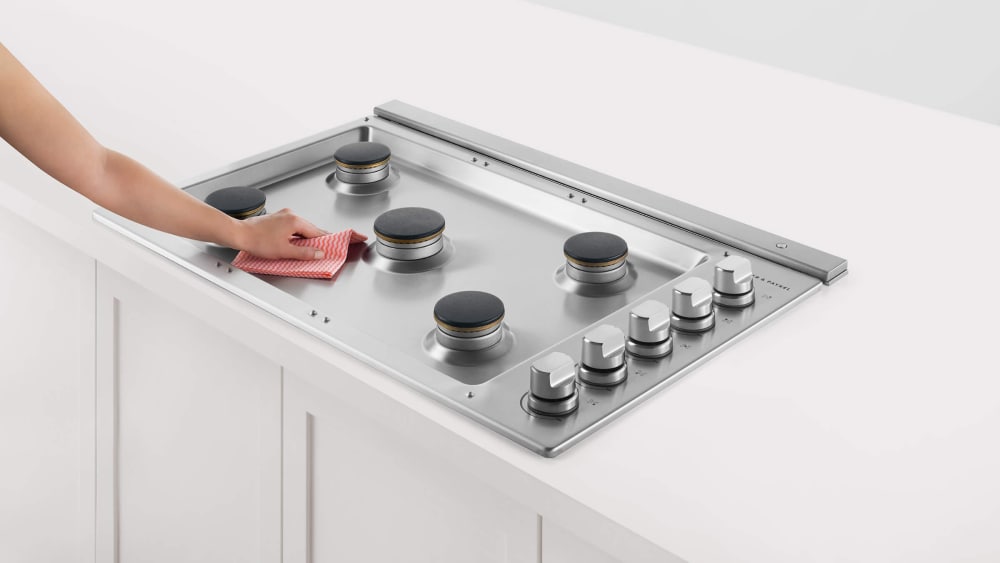 Fisher & Paykel CPV2485GDNN 48 Inch Gas Cooktop with Built-In Griddle ...