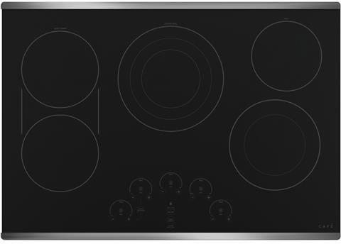 Cafe CEP90302NSS 30 Inch Built-In Touch Control Electric Cooktop with 5 ...