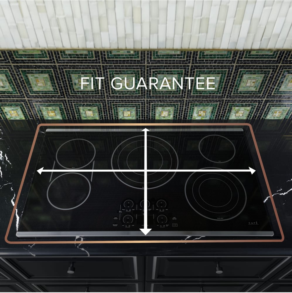 Cafe CEP90302TSS 30 Inch Electric Smart Cooktop with 5 Elements, Tri ...