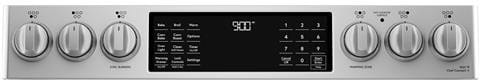 Cafe CHS900P2MS1 30 Inch Slide-In Induction Smart Range with 5 Elements ...