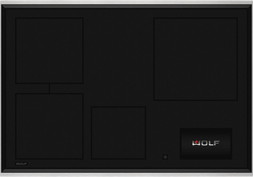 Wolf CI30460TS 30 Inch Induction Cooktop with 4 Cooking Zones, 17 Power ...
