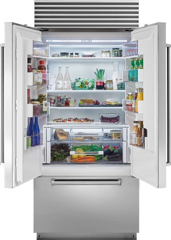 Sub-Zero CL3650UFDIDST 36 Inch Built-In French Door Smart Refrigerator ...