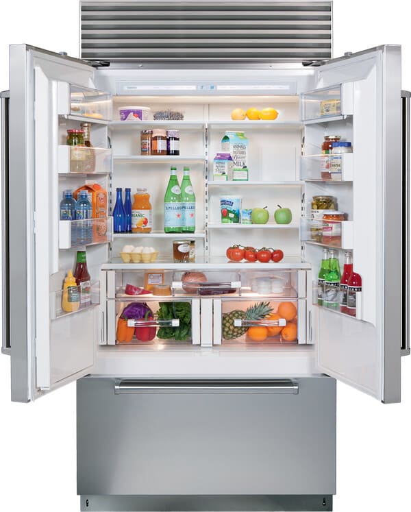 Sub-Zero CL4250UFDST 42 Inch Built-In French Door Smart Refrigerator ...