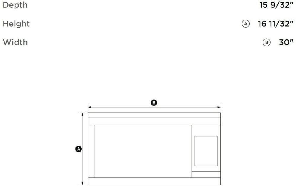 microwave dimensions standard