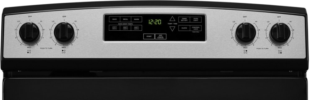 Amana AER6303MMS 30 Inch Electric Range with 4 Radiant Heating Elements ...